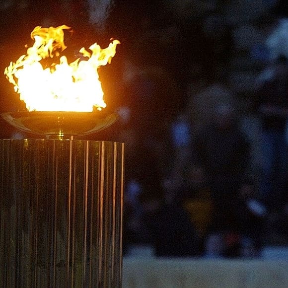 TORCH RELAY 2004 Cat - Athens 2004